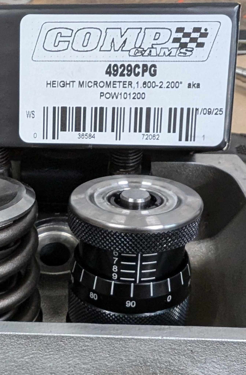 COC-4929 - COMP Cams Valve Spring Installed Height Check Micrometer ...