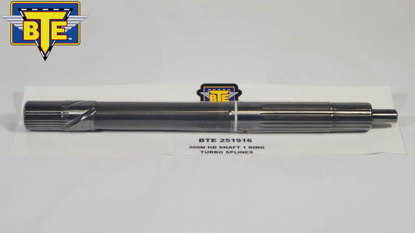 BTE-251916 – BTE 300M Turbo Spline Single Ring Powerglide Input Shaft| Hanrahan Performance Products